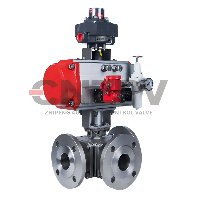 CNZPV®Stainless Steel 3-Way Reversing Ball Valve(T/L Channel)With ...