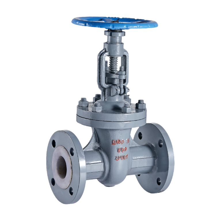 CNZPV®FEP Lined Flanged Rising Stem Wedge Gate Valve - CNZPV ...