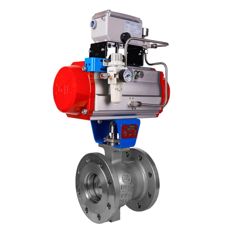 CNZPV®Pneumatic V-Notch Modulating Ball Valve-ZPR760Y - CNZPV ...