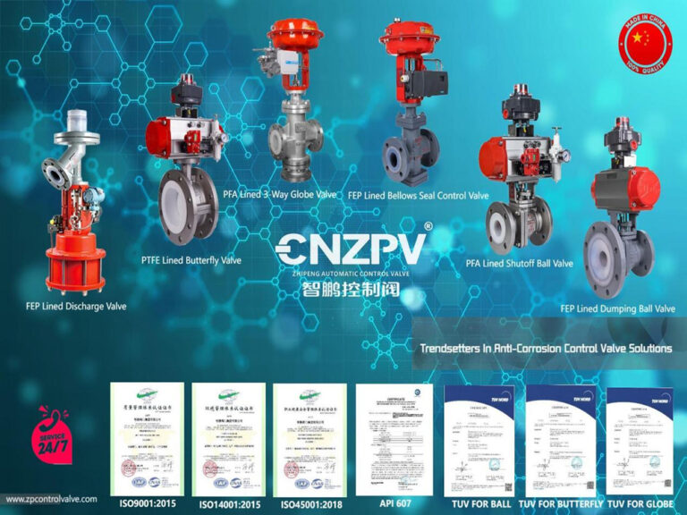 Different Types Of Control Valves And Their Applications. - CNZPV-Trendsetters In Anti-Corrosion ...